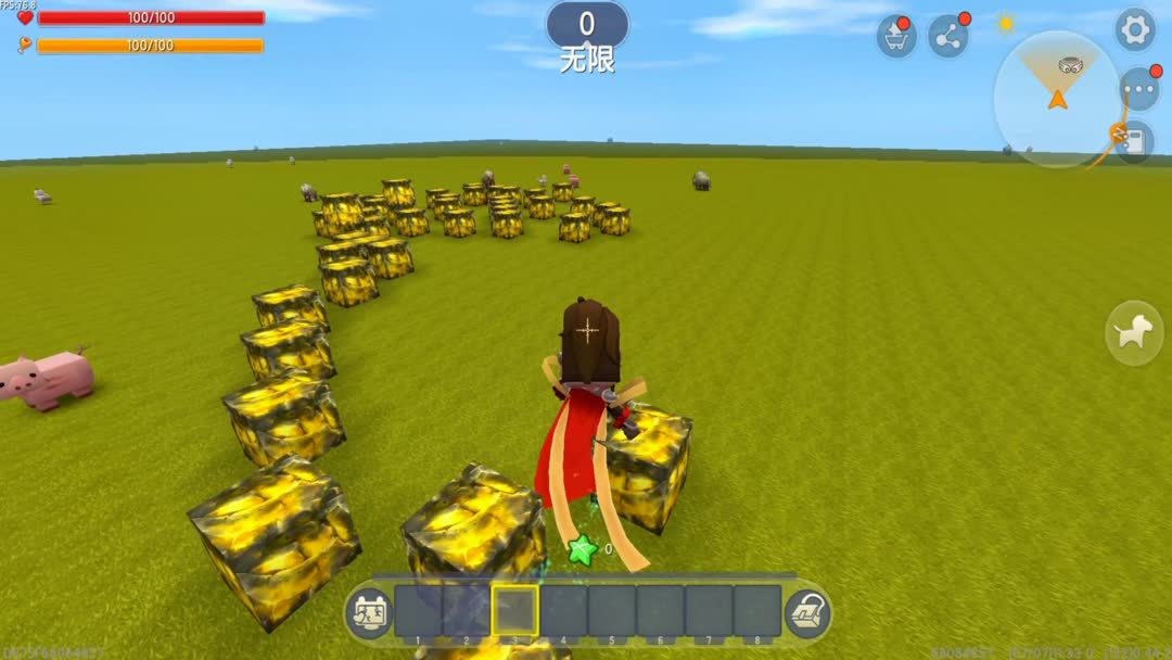 迷你世界飞龙解说:飞龙教你走路创建方块