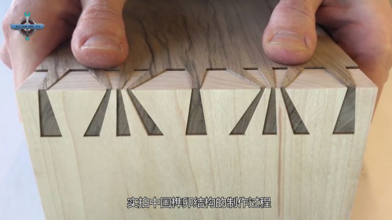 实拍中国榫卯结构的制作过程,德国机床再精密,也得甘拜下风