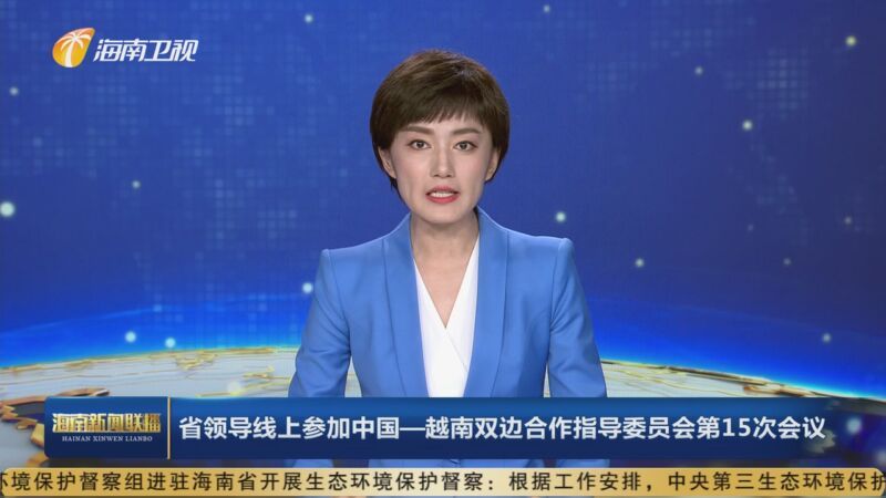...新闻联播]省领导线上参加中国—越南双边合作指导委员会第15次会议
