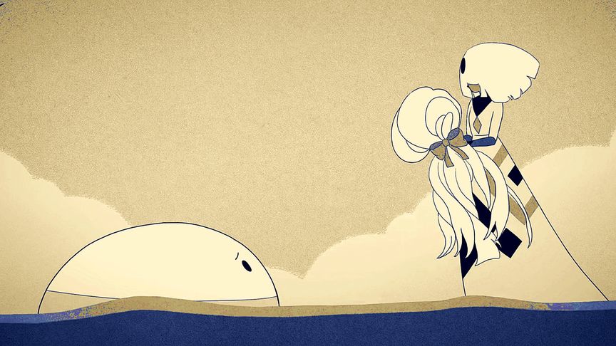 公主扯断自己的长发,送给了一只深海的章鱼,仅仅为了报答它