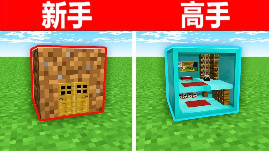 我的世界MC 两种造型的房子