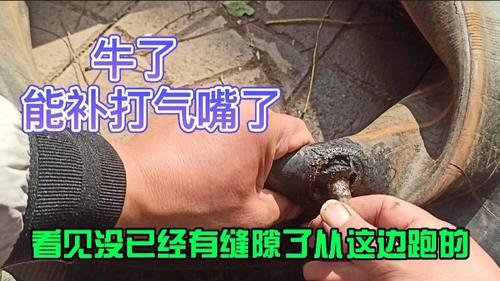 轮胎打气嘴漏气很少有人会补,因为不好补,今天我要挑战补打气嘴