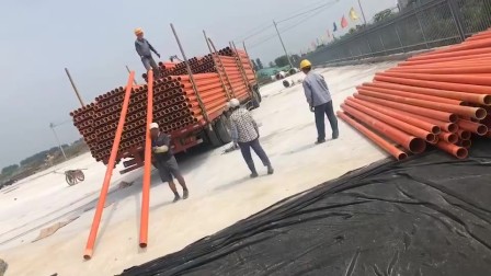 鸿德管业刘瑷慧cpvc电力管发往南通mpp拖拉管到扬州