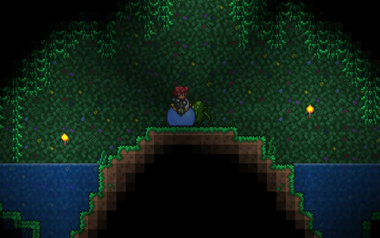 【George】泰拉瑞亚mod p4 探索左边世界,挖到一颗钉子?