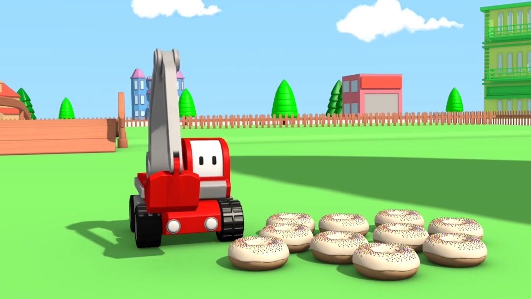 和翻斗车伊森学习 第2季 第7集 甜甜圈比赛