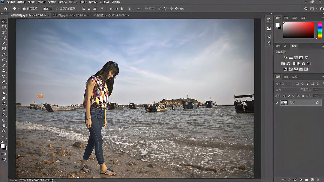 PS教学:摄影师,手把手带你学习曲线调色使用方法!