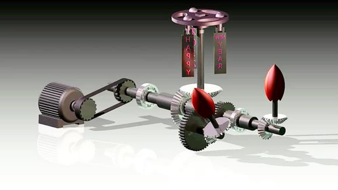 创意的机械花结构,开花时真的很漂亮