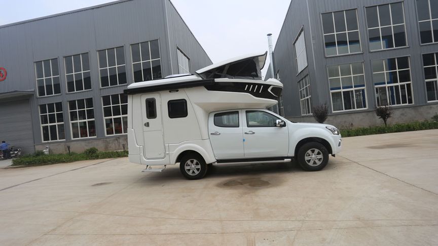「实拍视频」“既能打又好看”的皮卡房车
