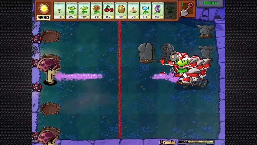 植物大战僵尸 泡泡机威力还可以 就是比较怂