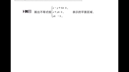 二元一次不等式(组)与平面区域第二课时