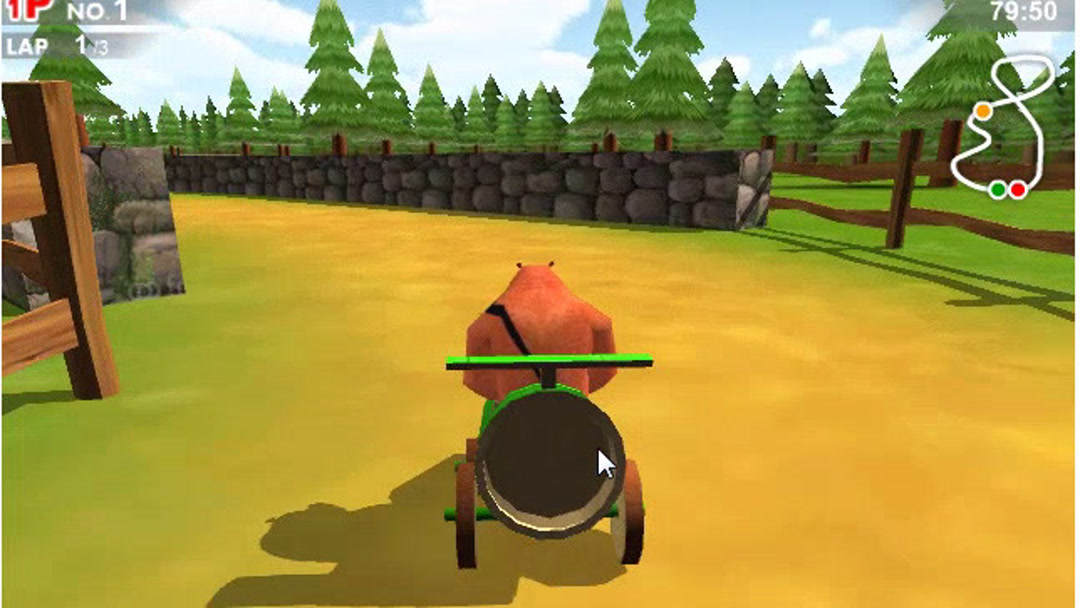 熊出没系列之熊出没卡丁车熊大森林游戏