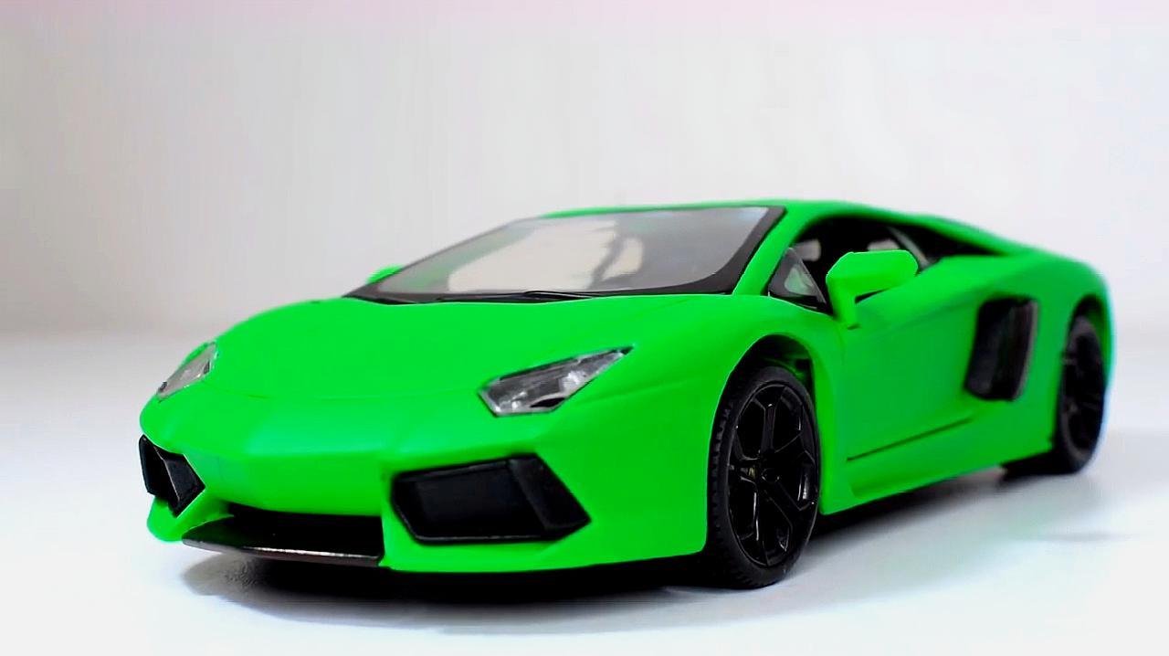 修复废弃的兰博基尼Aventado模型车