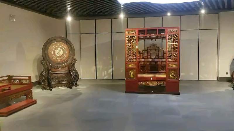 博物馆展厅可移动活动隔断墙