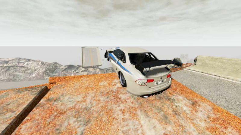 车祸模拟器:各种车辆高速行驶挑战飞跃断桥,画面够酸爽!(1)