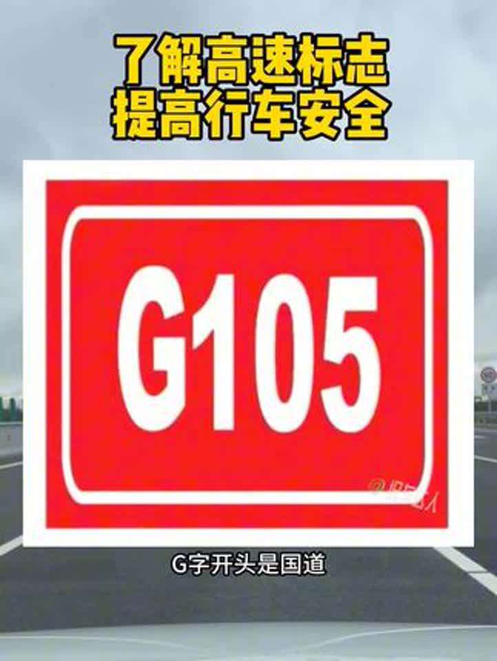 了解高速交通标志,提高行车安全#每天一个汽车知识 #有车的人要知道...