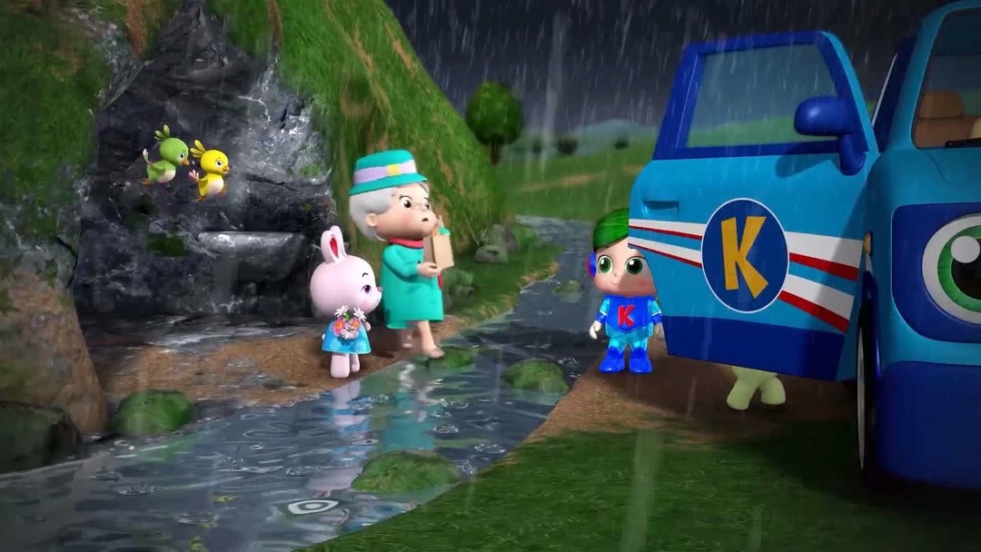 下雨了少儿卡通动画
