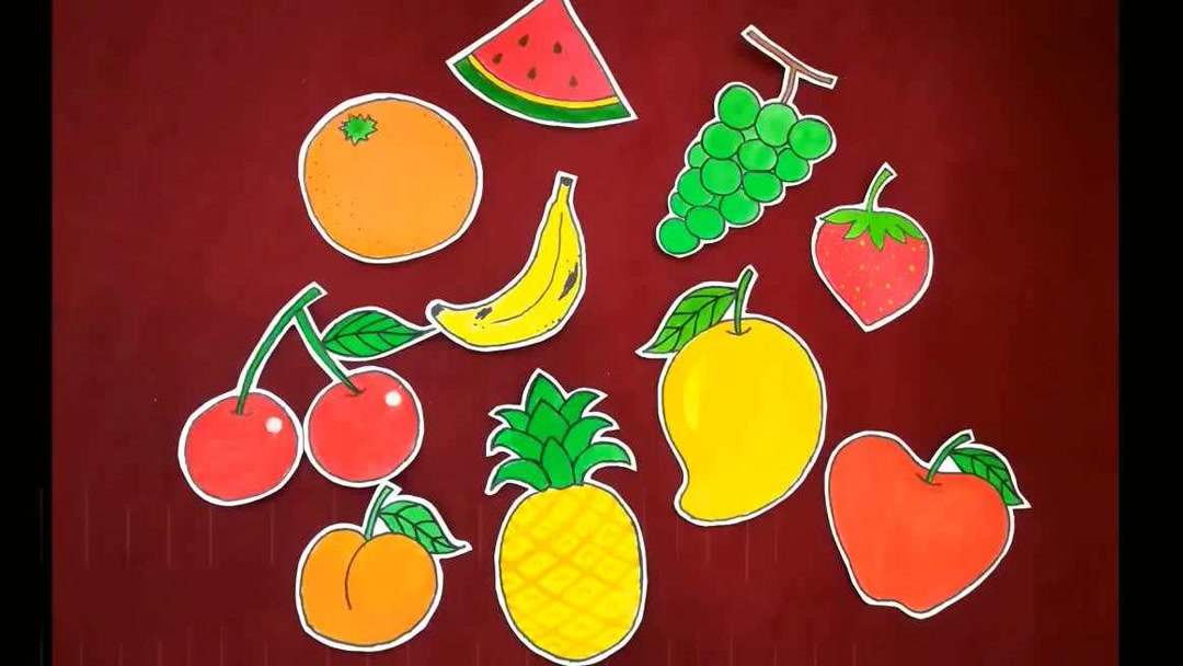 学画画入门之简单水果的画画视频