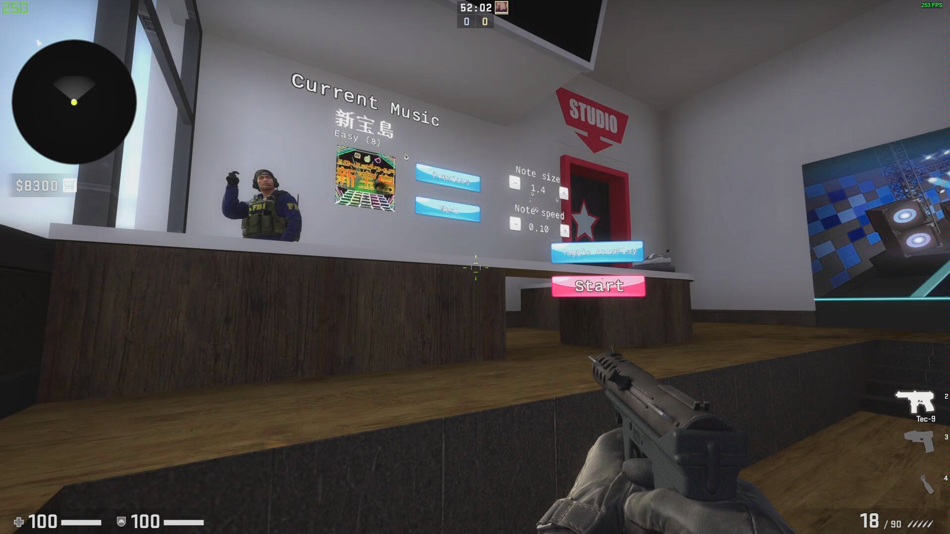 「CSGO」如果在CSGO里打邦邦的同时还跳新宝岛