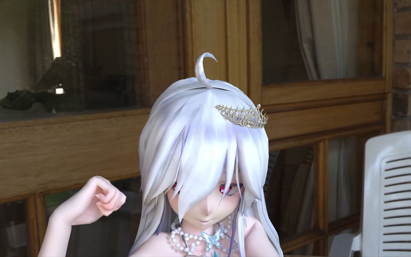 [Girls][C4D]弱音小姐姐在线蹦裙子?