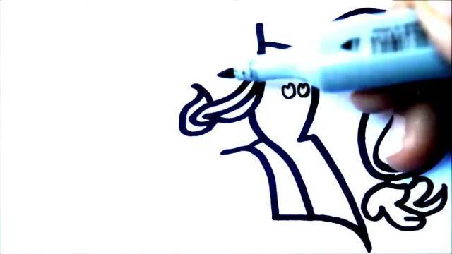 简笔画:小马宝莉家族绘画游戏