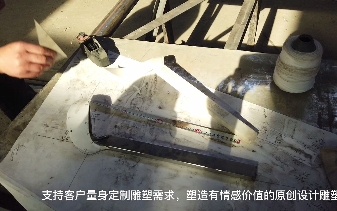 农业园标志性雕塑制作,车间实拍雕塑制作过程