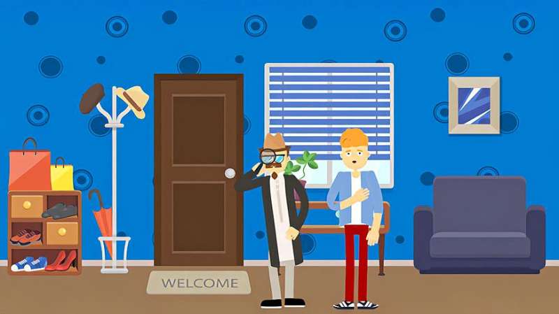 侦探推理动画:现场留下了唯一的指纹,你知道在哪吗