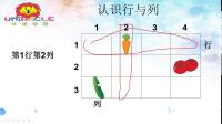 稻田学能成长幼儿园 数学 58《认识行与列》