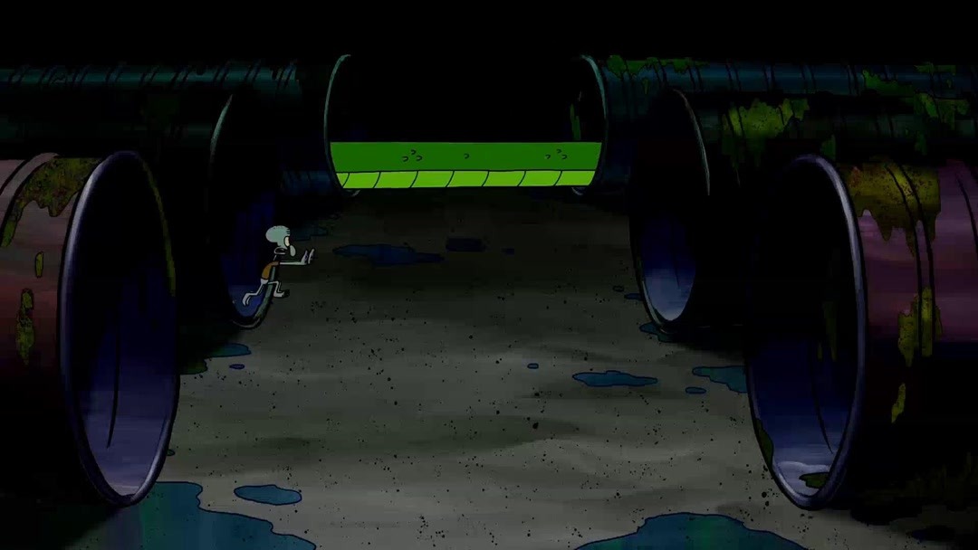 海绵动画:海绵骚操作,身上一身恶臭,开口就是谁饿了