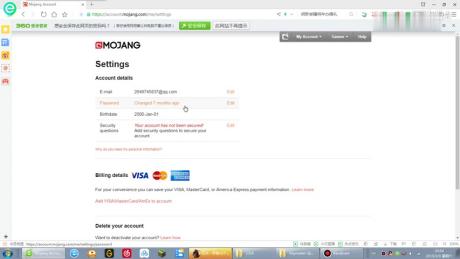 我的世界mojang详细更改密码教程