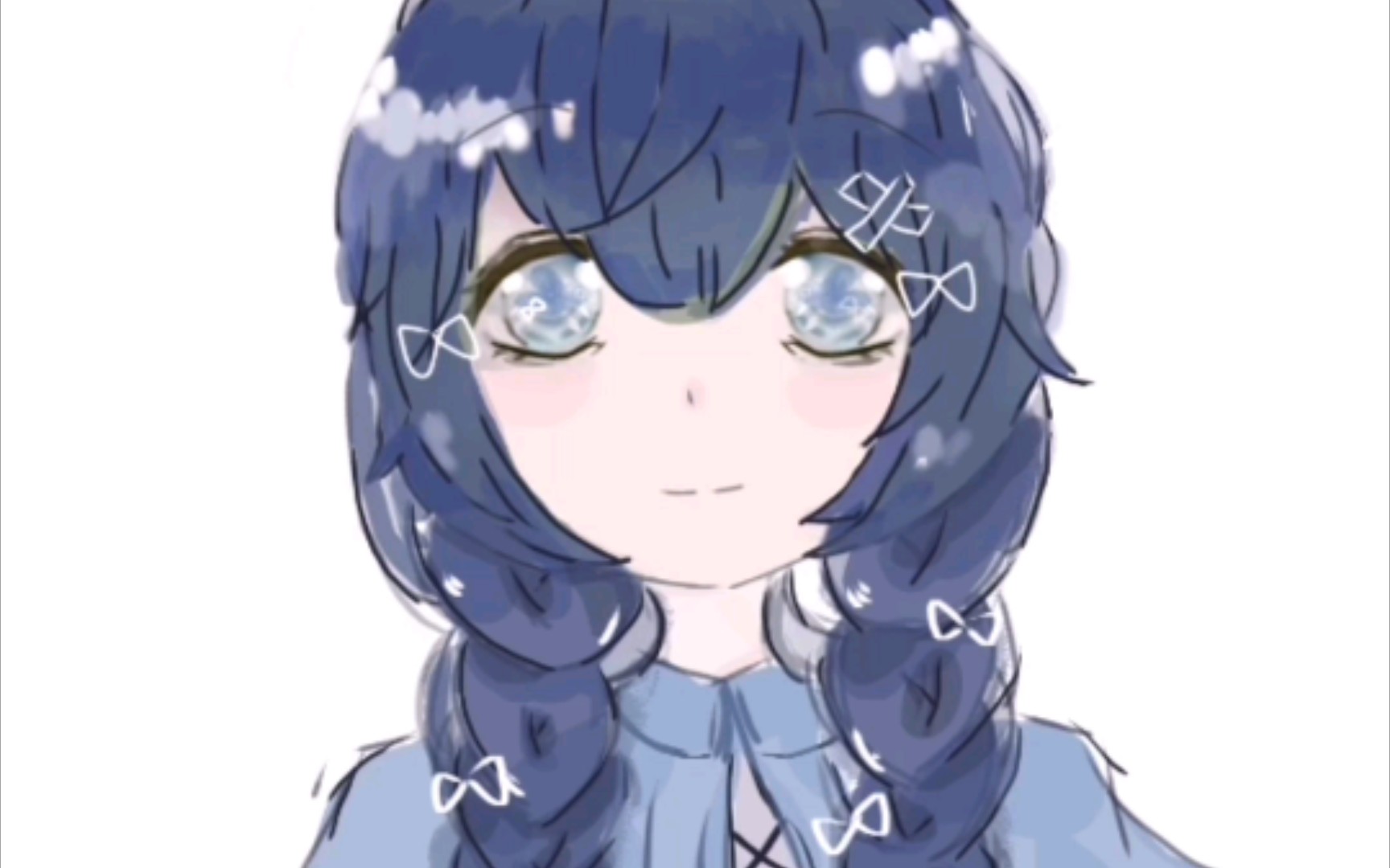 大概是第一次画指绘,因为手机没内存了不好保存过程,所以就用来水...