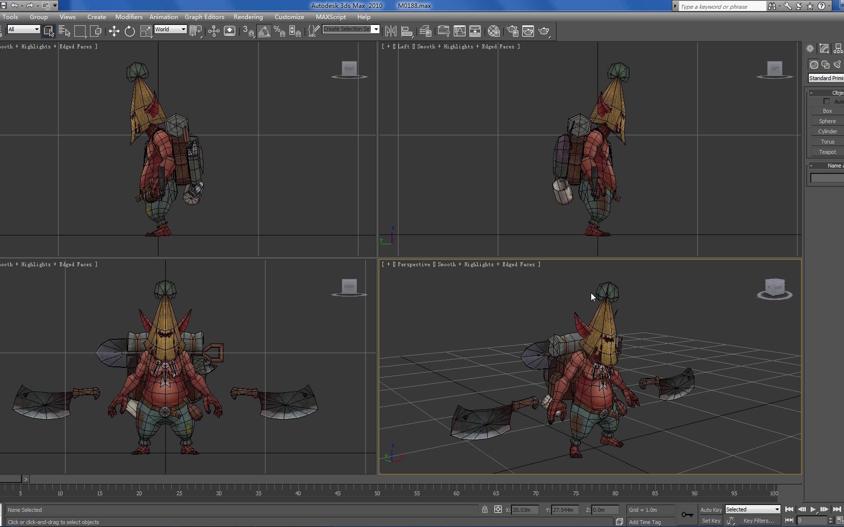 3dmax基础—物体的操作