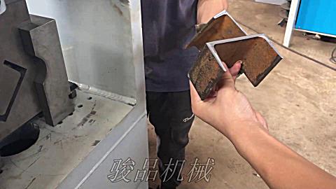 10#槽钢冲断模具,槽钢冲孔切45度切断液压机