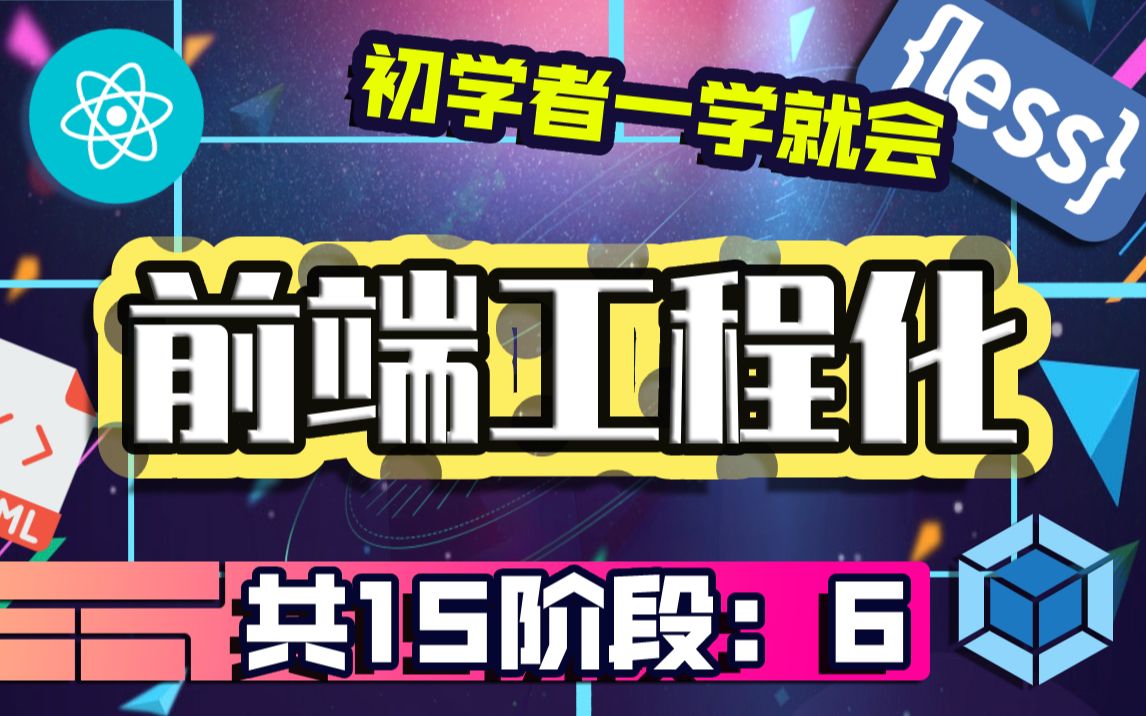 【尚学堂】WEB前端系列课程-工程化之前端构建工具实战讲解_前端...