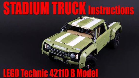 玩出个性,乐高玩家MOC的路虎卫士42110 B模式皮卡,搭建过程第一集