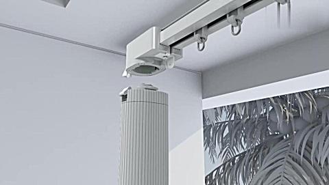 杜亚电动窗帘安装演示