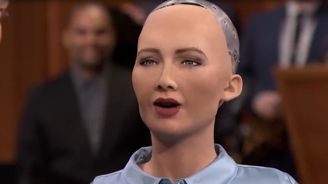 仿生机器翩翩起舞,翩若游龙宛若惊鸿,人们纷纷沉醉于其中