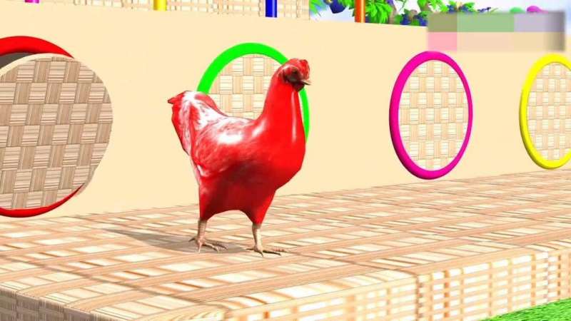 儿童卡通片:彩色蛋孵出了可爱的小鸡与小鸭子