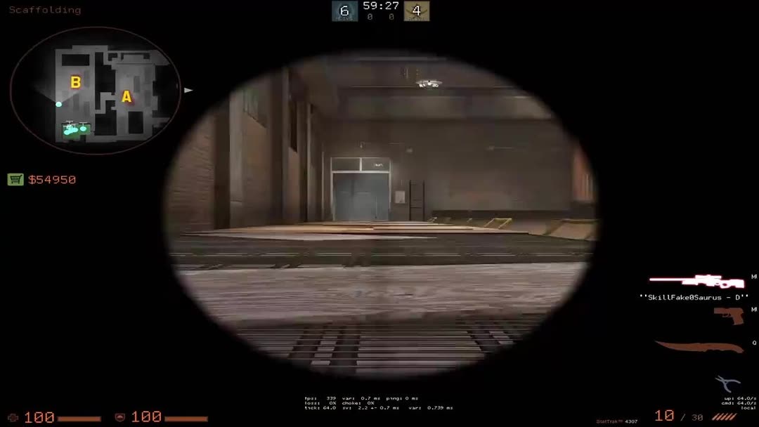 CSGO战术教学:Train狙击手技巧进阶教程