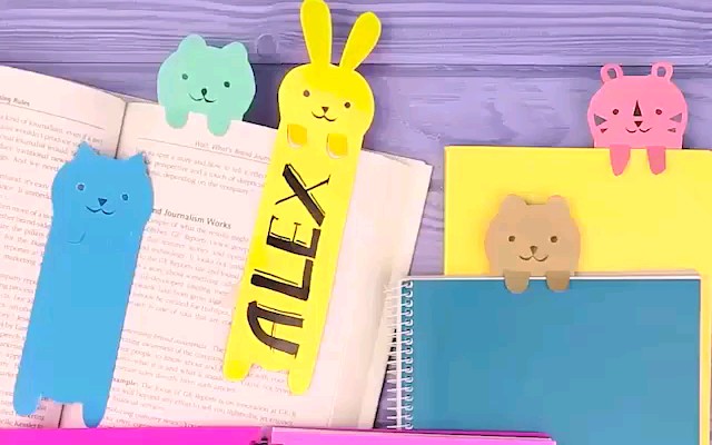 【萌萌哒】可爱书签 DIY制作