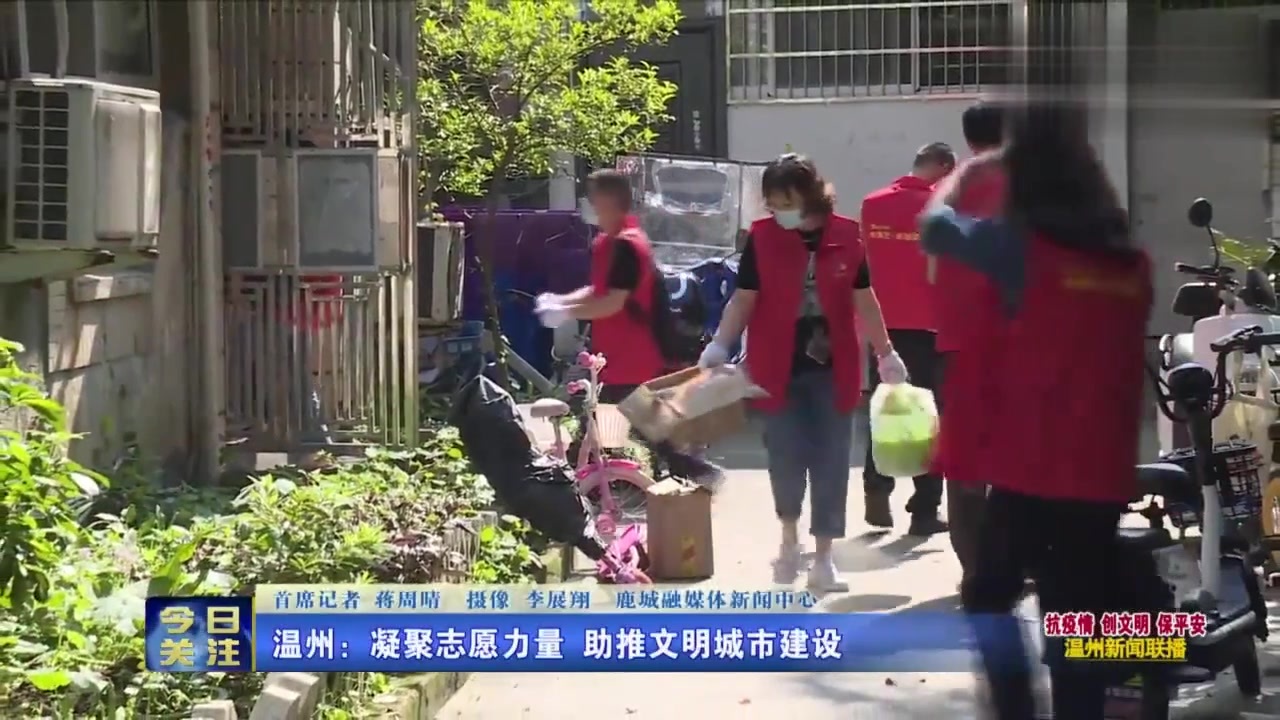 抗疫情创文明保平安|温州:凝聚志愿力量助推文明城市建设