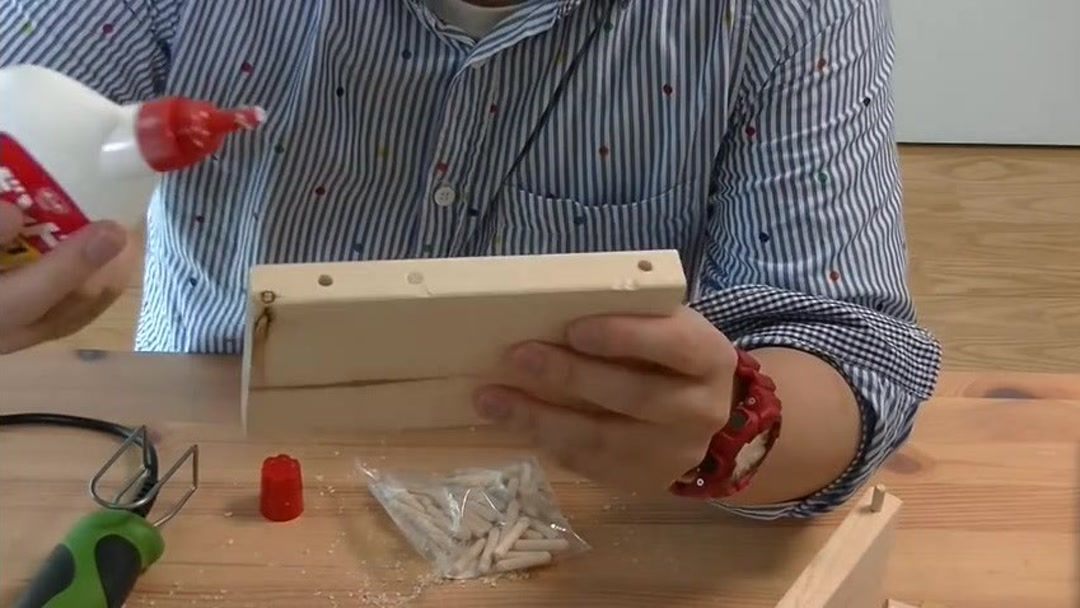 木钉的使用方法介绍 《阿伦做木工》