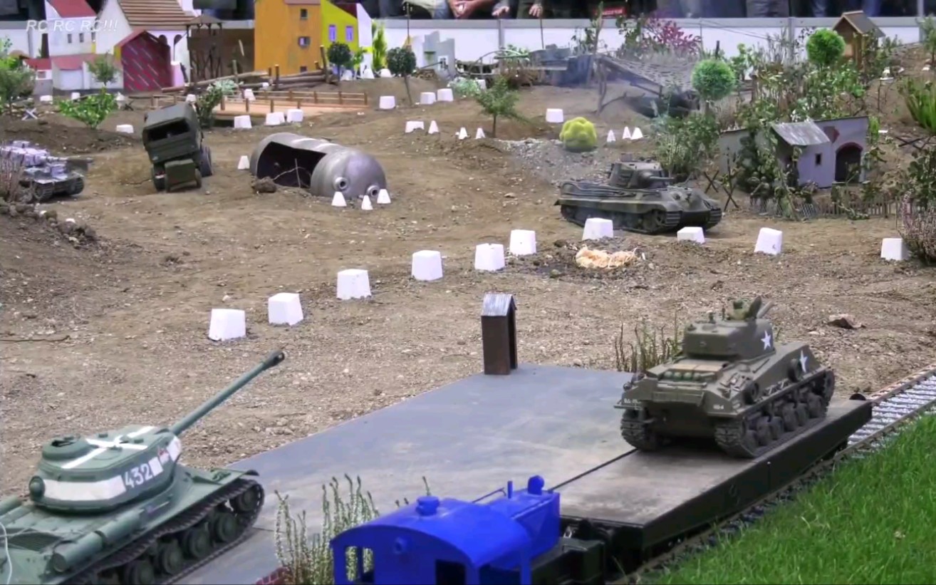 [1080P超清] RC战车模型沙盘系列 1/16 遥控坦克 军用车辆 01
