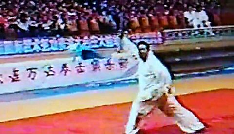 ...在大连表演的八卦滚身刀,当时代表辽宁在八八年全国八卦掌交流大会...