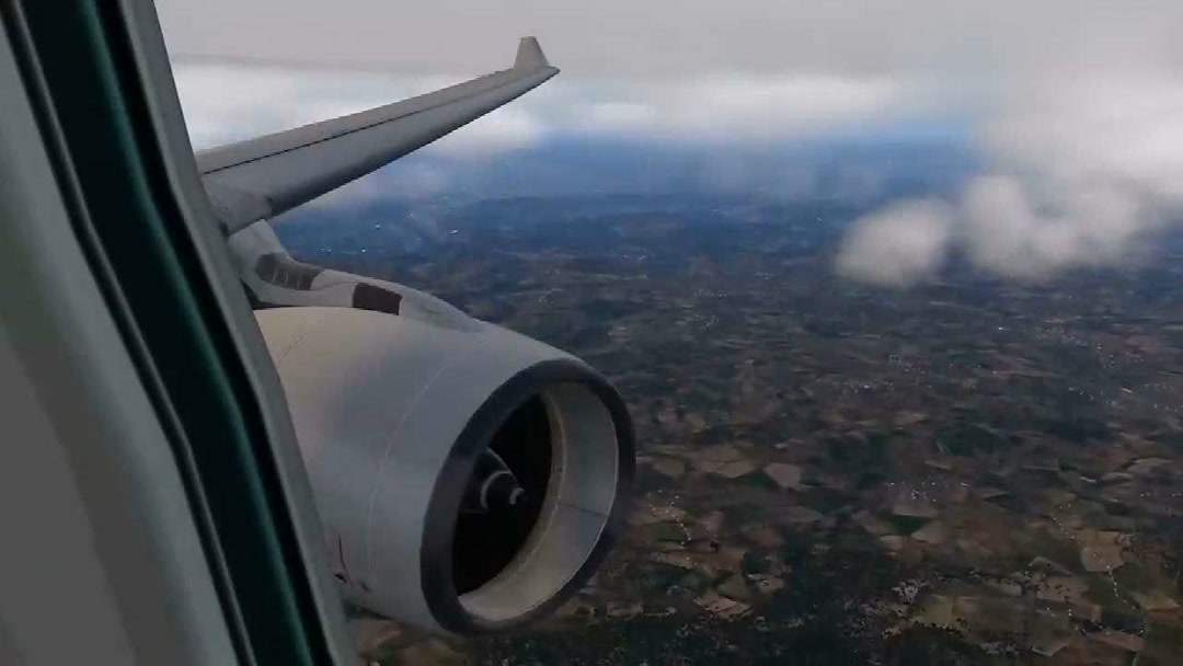 模拟飞行:超真实地景,模拟A330降落,操作感满分!