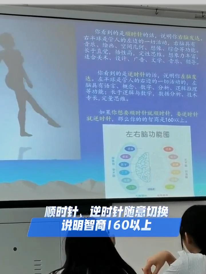 你看到的是顺时针旋转还是逆时针旋转