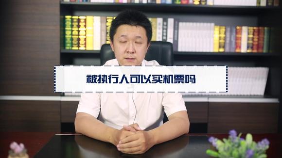 被执行人可以买机票吗