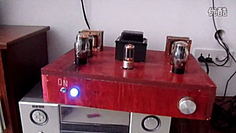 胆机甲类单端6J8推6P3P,三极管接法,底噪改进【女人花】