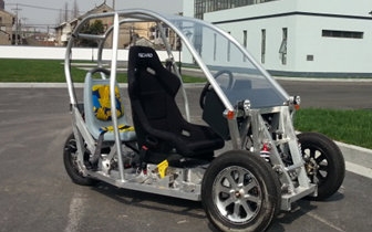 微型电动汽车原型场地测试(最高时速、启动加速0-50、双人和变道)