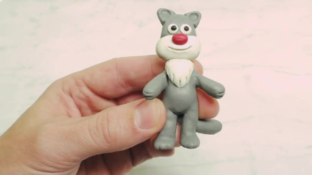 手办:橡皮泥制作小猫咪