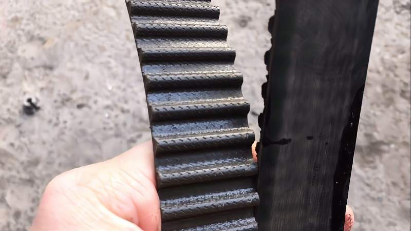 更换过的正时皮带,行驶了18万公里是什么样子?